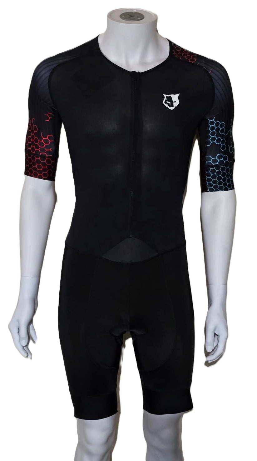 FLOWOLF CORE SHORT SLEEVE TRISUIT MEN'S - BLACK – TROISPORT SA